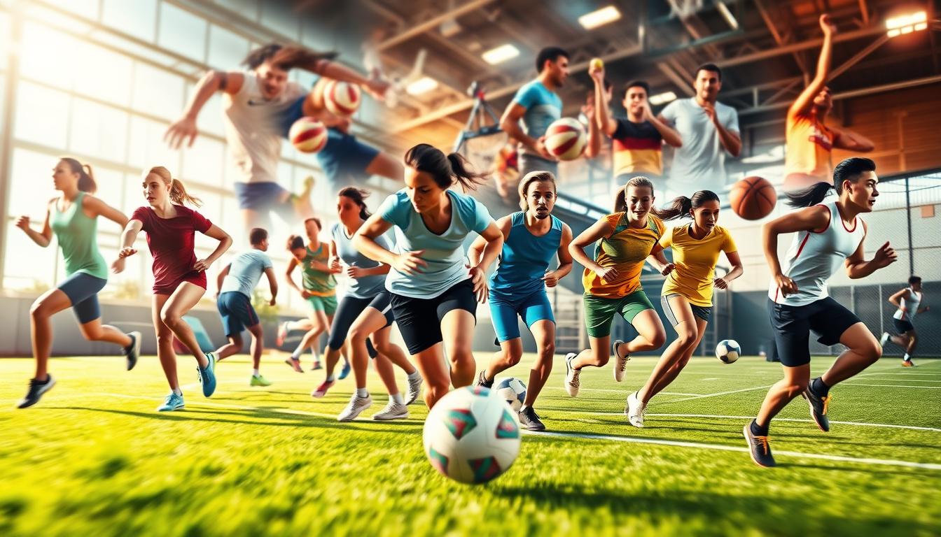 Verschiedene Sportarten im Überblick vom Laufen bis Teamsport